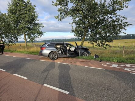 Automobilist raakt van de weg en knal tegen boom - GelreNieuws